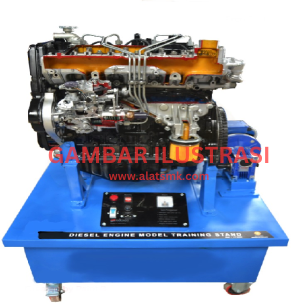 Diesel Engine Model Training Stand | Alat SMK